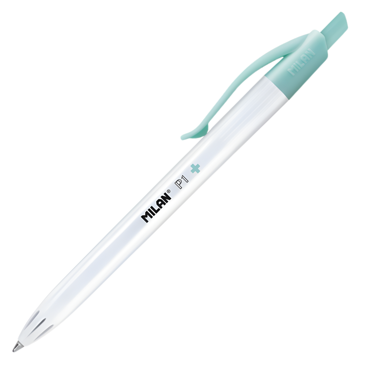 Milan P1 Antibacterial Ballpoint Pen Blue